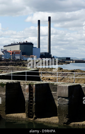 Cockenzie Power Station from Seton Sands, East Lothian Stock Photo - Alamy