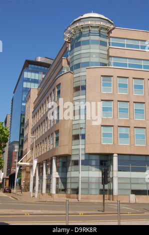Office building on the Broomielaw at Atlantic Quay in Glasgow, Scotland ...