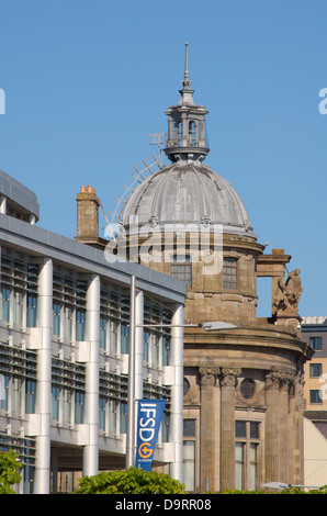 Office building on the Broomielaw at Atlantic Quay in Glasgow, Scotland ...