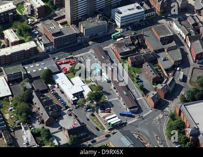 Pontefract bus station Stock Photo - Alamy
