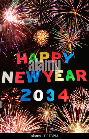 HAPPY NEW YEAR 2034 Stock Photo - Alamy