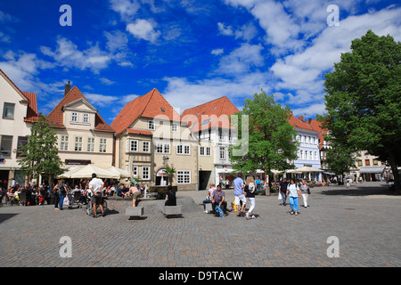 Pedestrian Area at Pferdemarket hamlin hamelin Hameln, Lower Saxony ...