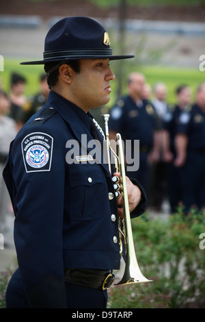 The dedication ceremony for the CBP Global College Memorial, honoring ...