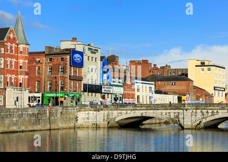 St. Patrick's Bridge over the River Lee, Cork City, County Cork Stock ...