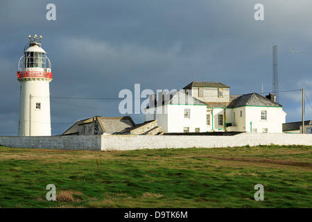 Ireland, Munster, County Clare, Kilkeel, Loop Head Lighthouse Stock ...