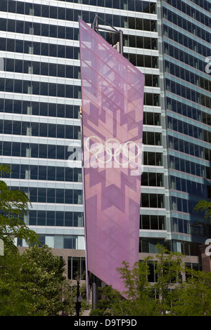 Gallivan Utah Center, Salt Lake City, Utah, USA, North America Stock ...