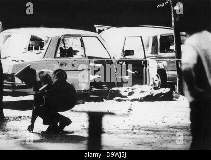 Kidnapped president of the employer's association Hanns Martin Schleyer ...