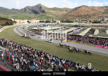 General view of Horse Racing at Champ de Mars, Port Louis, Mauritius ...