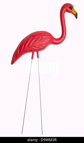 Pink plastic flamingo Stock Photo - Alamy