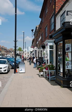 Shops in Bedale, North Yorkshire Stock Photo - Alamy