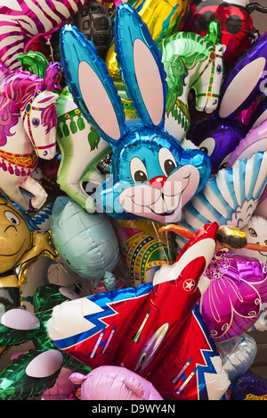 Helium Cartoon Characters Balloons Stock Photo - Alamy