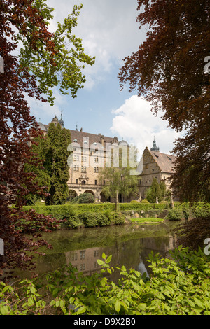 Neuenstein Castle and Moat, Germany, Europe Stock Photo - Alamy