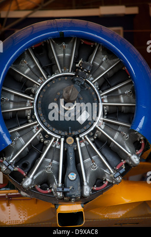 aircraft piston engine Stock Photo - Alamy