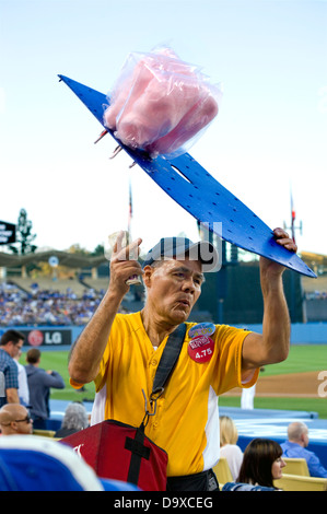 Cotton Candy Vendor at Dodger Stadium in Los Angeles Stock Photo - Alamy