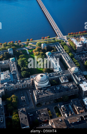 Aerial View Of Mit And Harvard Bridge, Also Known As M.I.T. Bridge Or ...