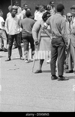 This image captures the King March on April 8, 1968, a significant ...