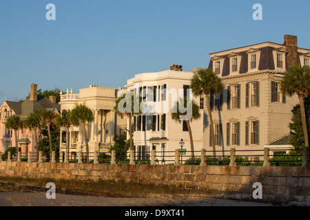 ANTEBELLUM HOMES THE BATTERY CHARLESTON HARBOR CHARLESTON SOUTH ...