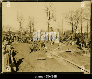 A historical photograph of Crystal Springs High School, showcasing the ...