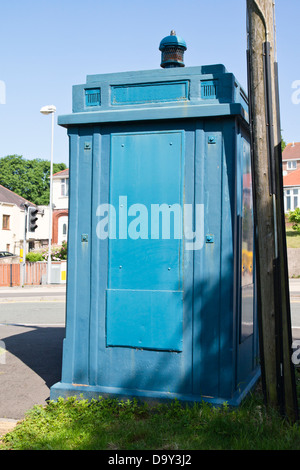 Old police box in Newport, south Wales Stock Photo - Alamy