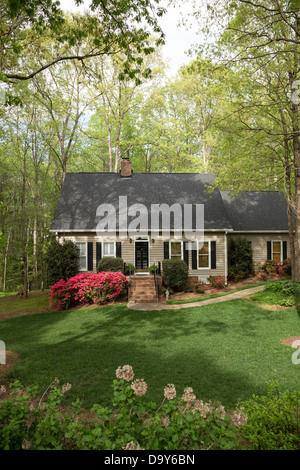 Showcase Home in Springtime, USA Stock Photo - Alamy