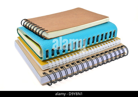 stack of ring binder book Stock Photo - Alamy