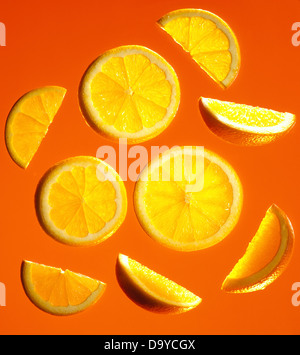 slices of orange fruit Stock Photo - Alamy