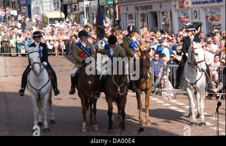 The Lanimer day celebration in Lanark, Lanarkshire, Scotland which ...