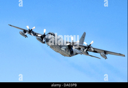 The 211th Rescue Squadron operates the Lockheed HC-130N, a variant of ...
