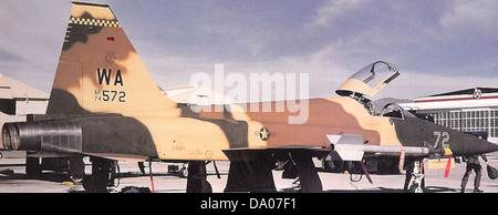The F-5E Tiger II, tail number 74-1572, was operated by the Fighter ...