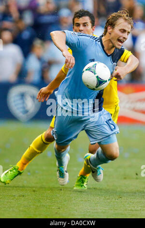 Kansas City, Kansas, USA. 29th June, 2024. Sporting KC forward Willie ...