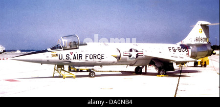 The 319th Fighter-Interceptor Squadron operated the Lockheed F-104A Starfighter in 1958 ...