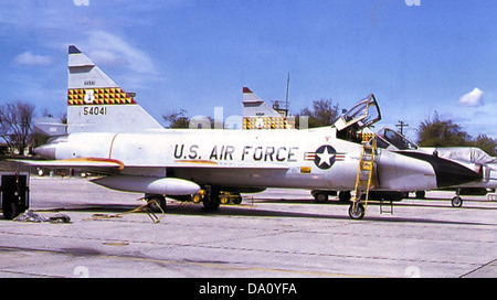 The 199th Fighter Interceptor Squadron operated the Convair F-102 Delta ...