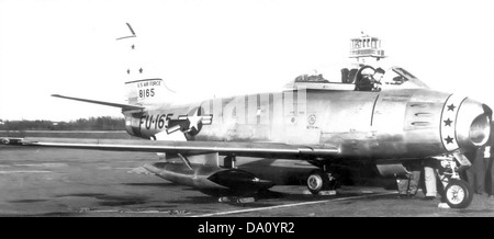 The North American F-86A, serial number 49-1177, was an early model of ...