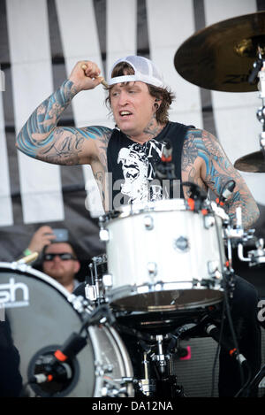 San Bernadino, California, USA. 30th June 2013. Musician- DAVID DAROCHA ...