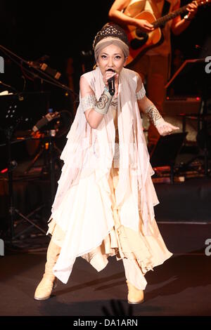 Japanese singer MISIA held concert in Taipei, Taiwan, China on Stock ...