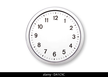 Clock without hands Stock Photo - Alamy