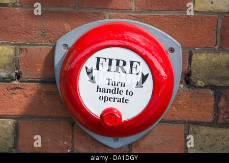 Fire alarm system with fire bell, safety light and a Noby 448 fire ...