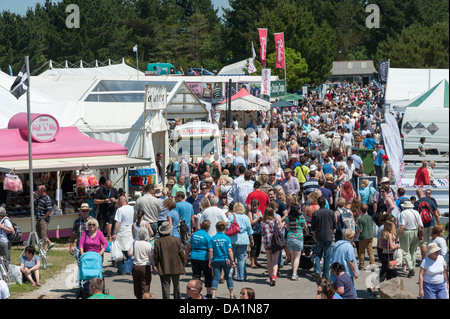 People at the Royal Cornwall Show at the Royal Cornwall Showground ...
