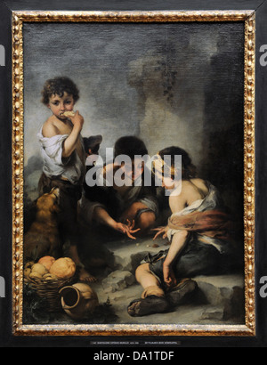 Bartolomé Esteban Murillo - Boy with a Dog Stock Photo - Alamy