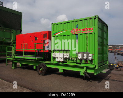 A bulkhandling ship unloader from the Breseton series, showcasing ...