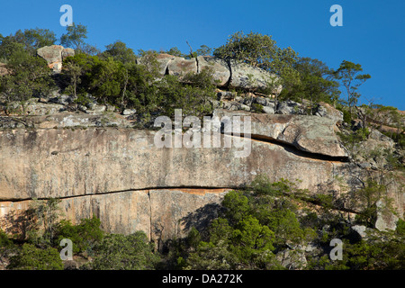 Unusual rock formations, Big Cave Camp, Matopos Hills, near Bulawayo ...