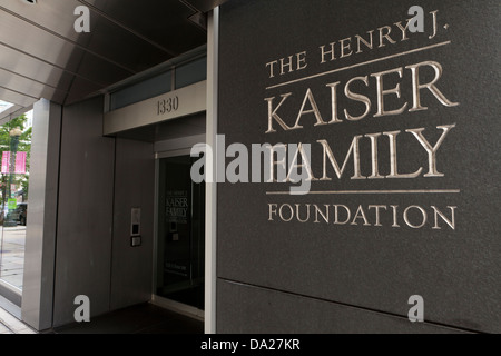 The Henry J Kaiser Family Foundation building, Washington DC Stock ...