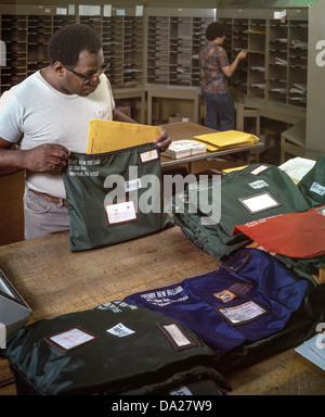 Post Office Parcel Sorting Room Victorian period Stock Photo - Alamy