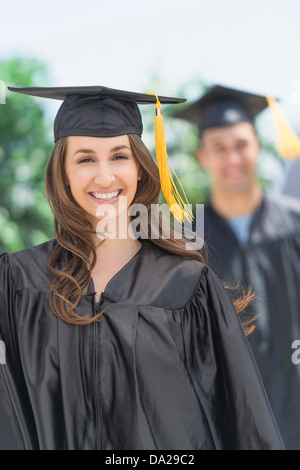 Female student celebrating graduation Stock Photo - Alamy