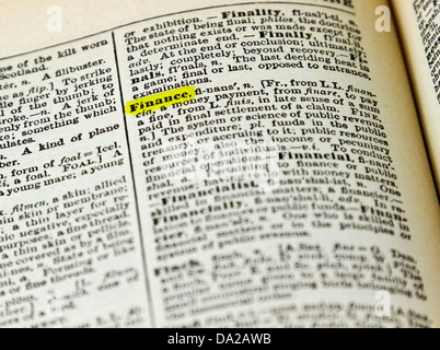 Highlighted word debt concept and meaning Stock Photo - Alamy