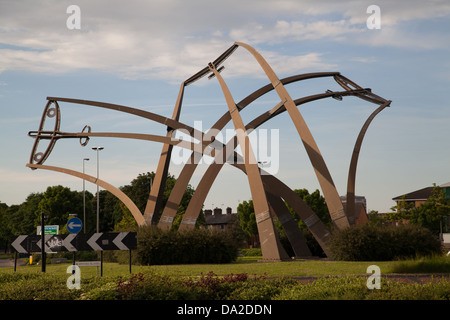 Spitfire Island Sentinel Sculpture Castle Bromwich Birmingham West ...