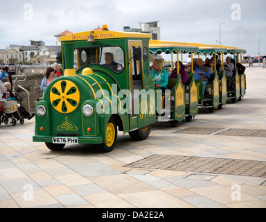 Land Train at Weston-super-Mare, Somerset, England, UK Stock Photo - Alamy