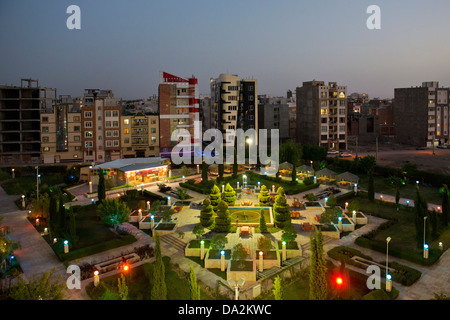 Iran, Kerman, garden in town Stock Photo - Alamy