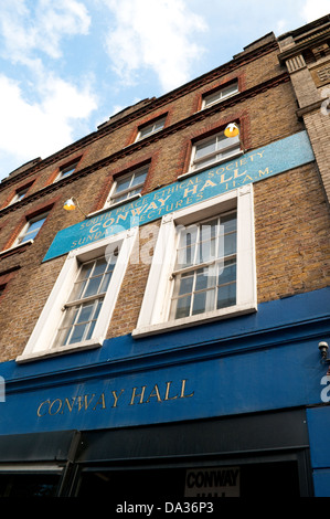 Conway Hall London Theobalds Road entrance, C. London. Conway Hall is ...