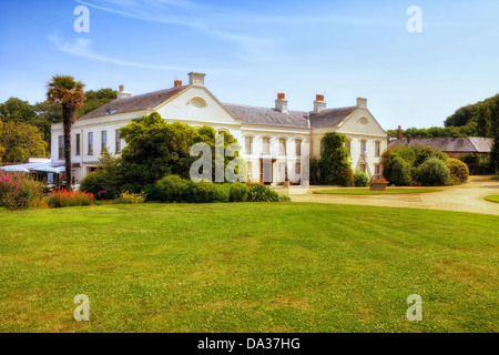 Channel Islands, Jersey - Samarès Manor botanical gardens. Lily pond ...